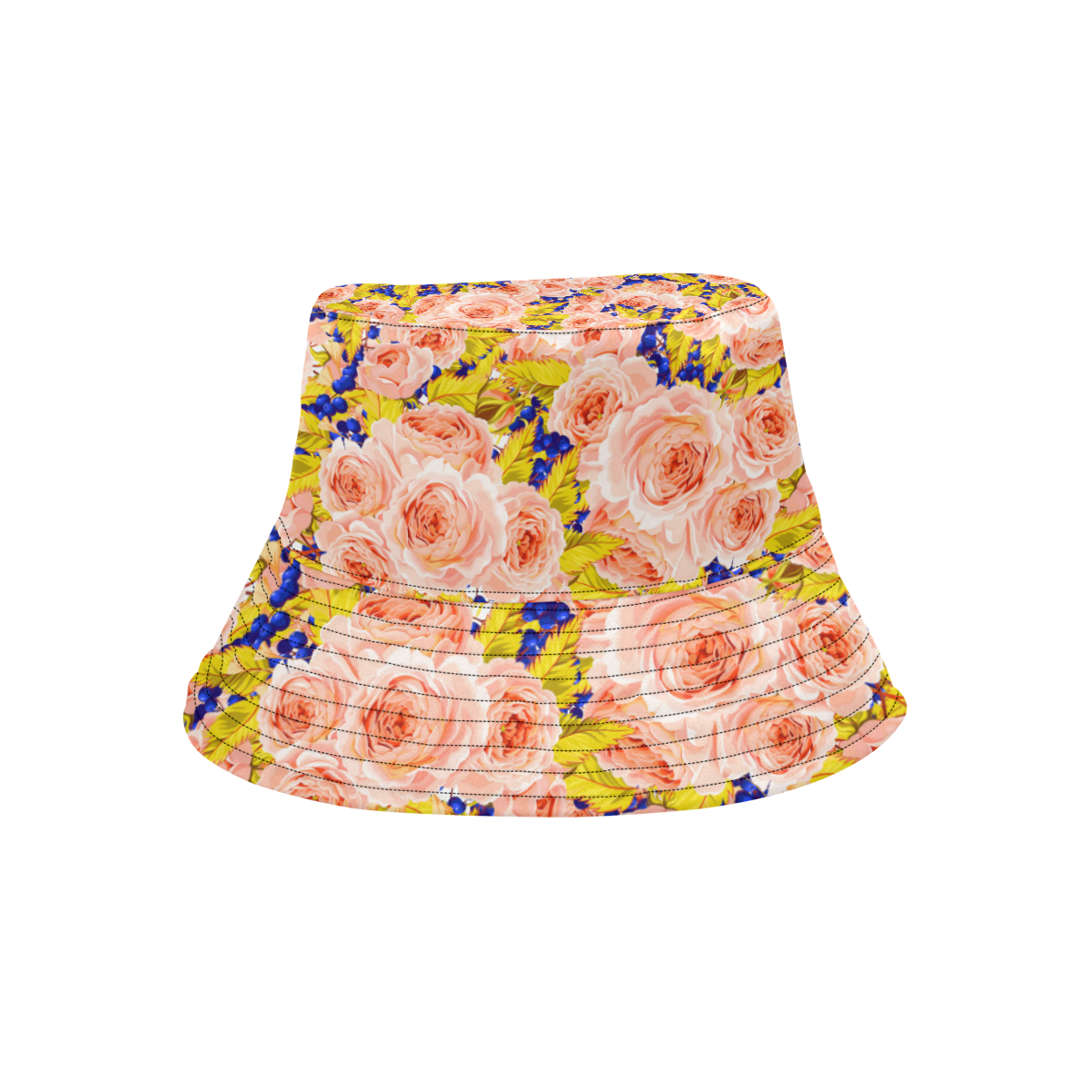 Rose Flower All Over Print Bucket Hat | ID: D3316135
