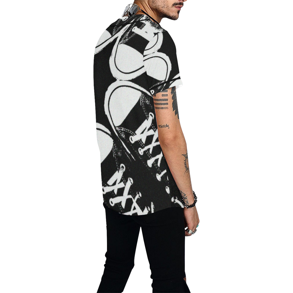 Gothic Underground Jersey All Over Print Baseball Jersey for Men (Model ...