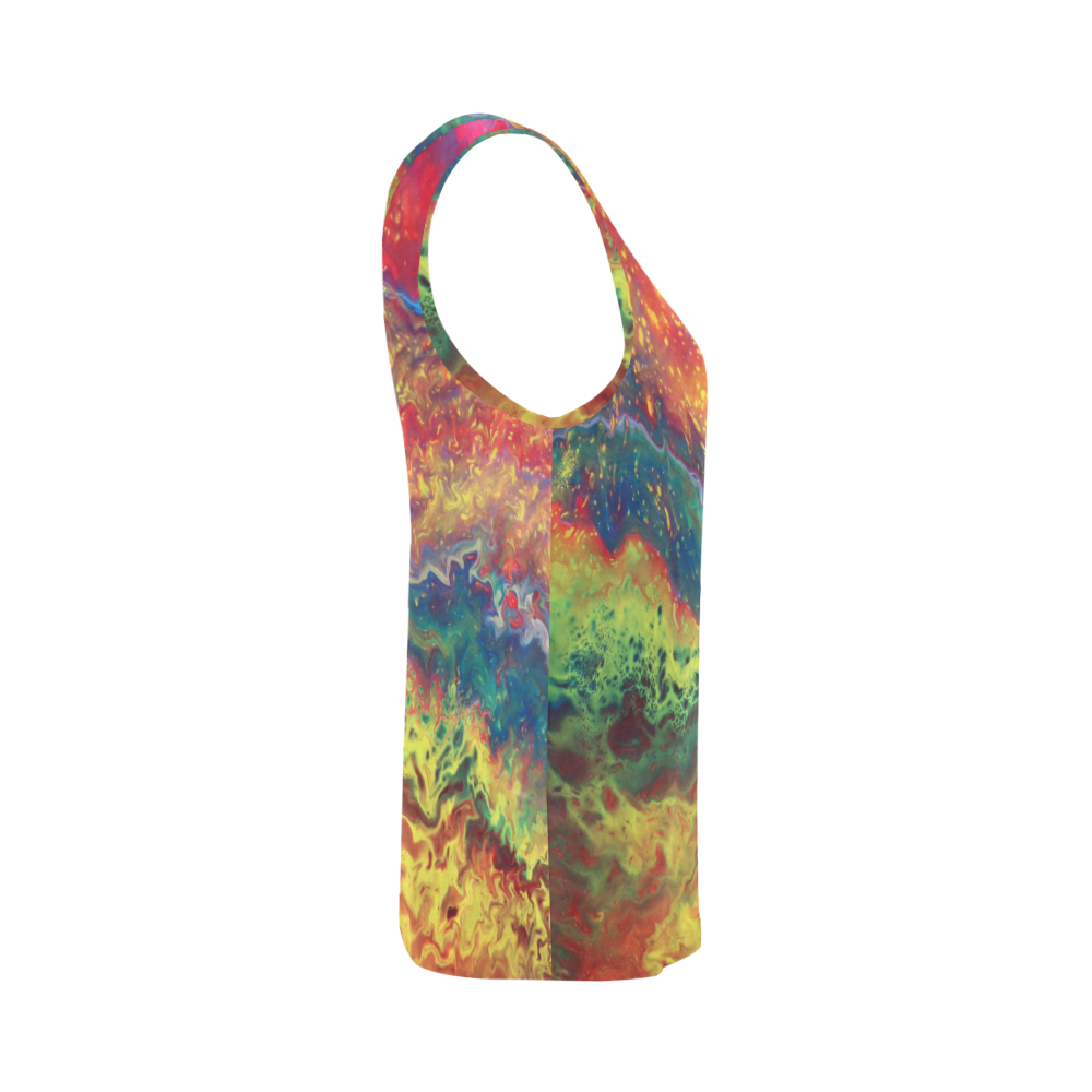 Powerful All Over Print Tank Top for Women (Model T43) | ID: D2701116