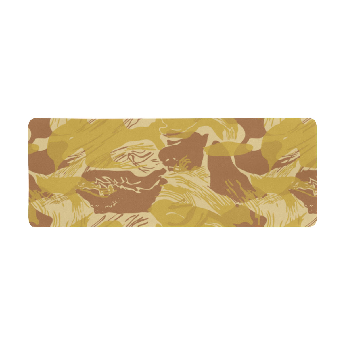 Rhodesian Brushstroke Arid Camouflage Gaming Mousepad (31"x12") | ID ...