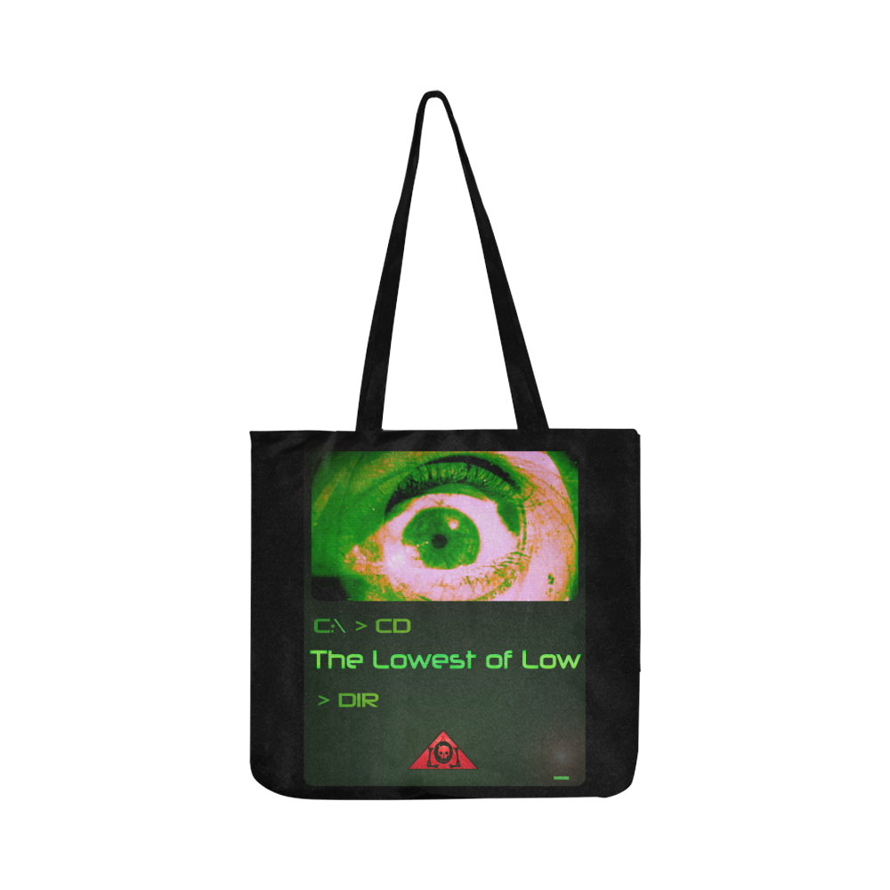 The Lowest of Low DOS Eye and Circle Logo Reusable Shopping Bag Model ...
