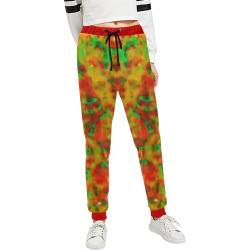 Multicolored Geometric Pattern Unisex All Over Print Sweatpants (Model ...