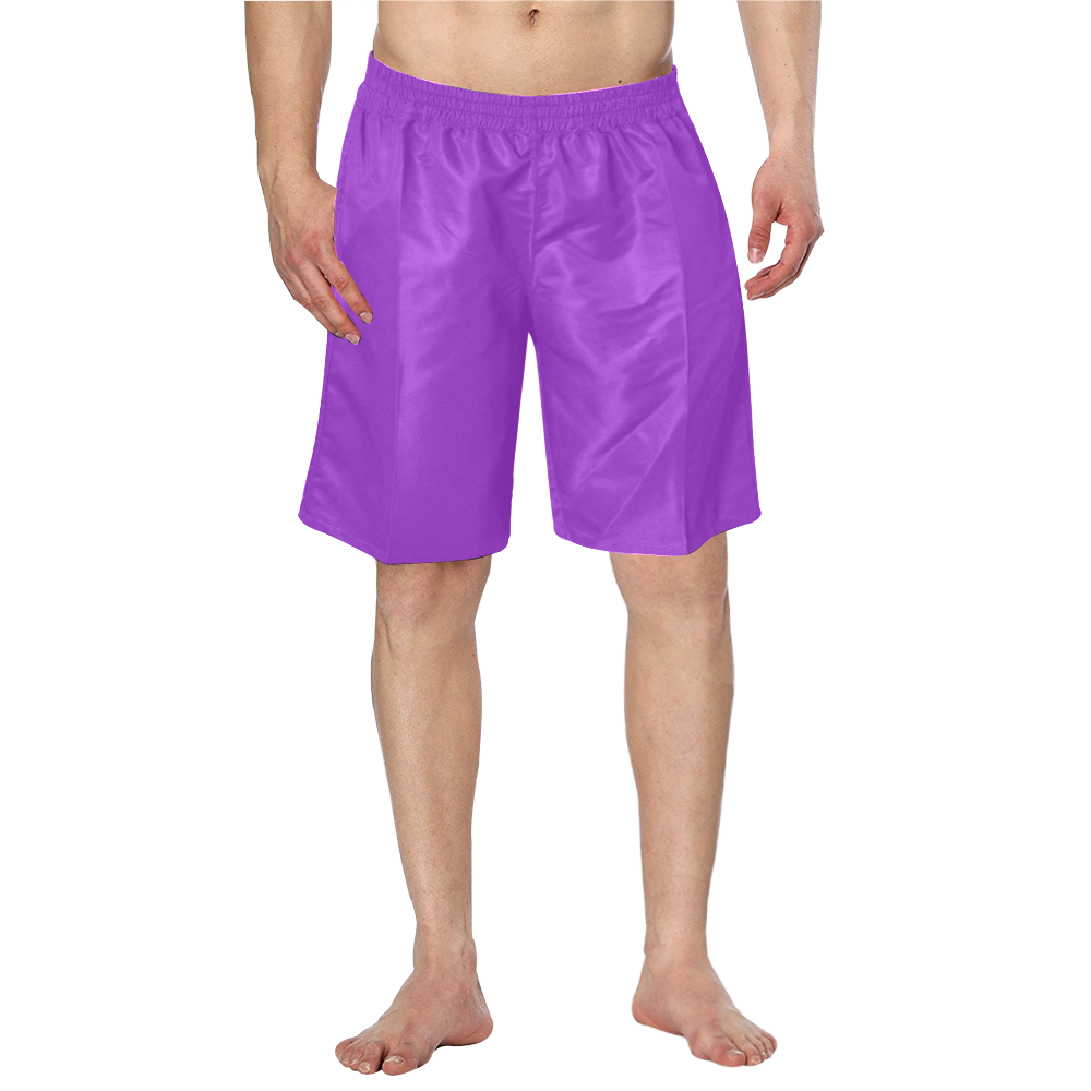 color dark orchid Men's Swim Trunk (Model L21) | ID: D4806773