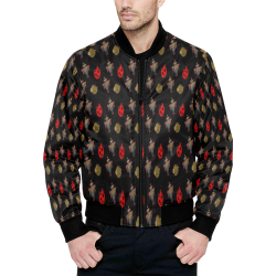 TARTAN PATTERN 11 All Over Print Quilted Bomber Jacket for Men (Model ...