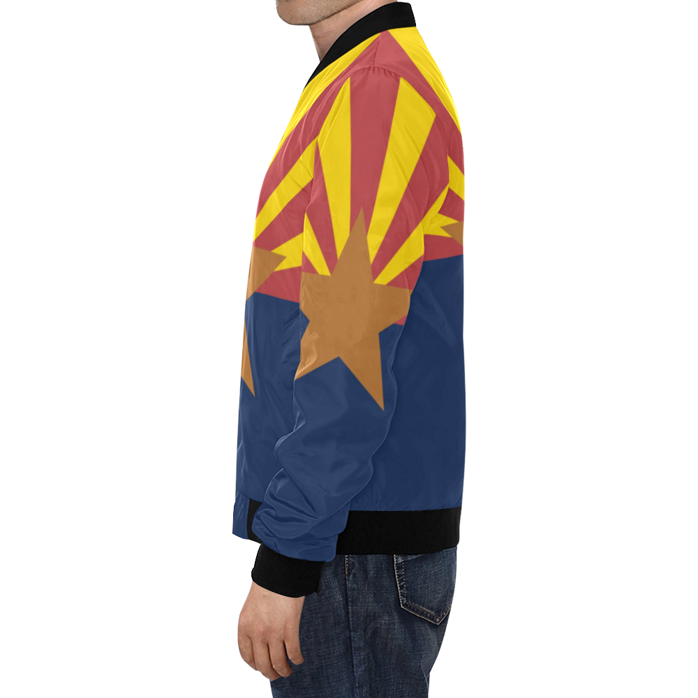 ARIZONA All Over Print Bomber Jacket for Men/Large Size (Model H19 ...