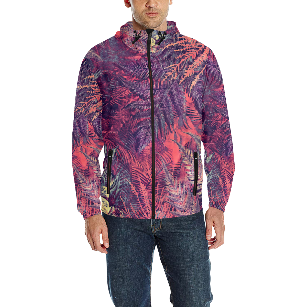 flowers #flowers #pattern All Over Print Quilted Windbreaker for Men ...