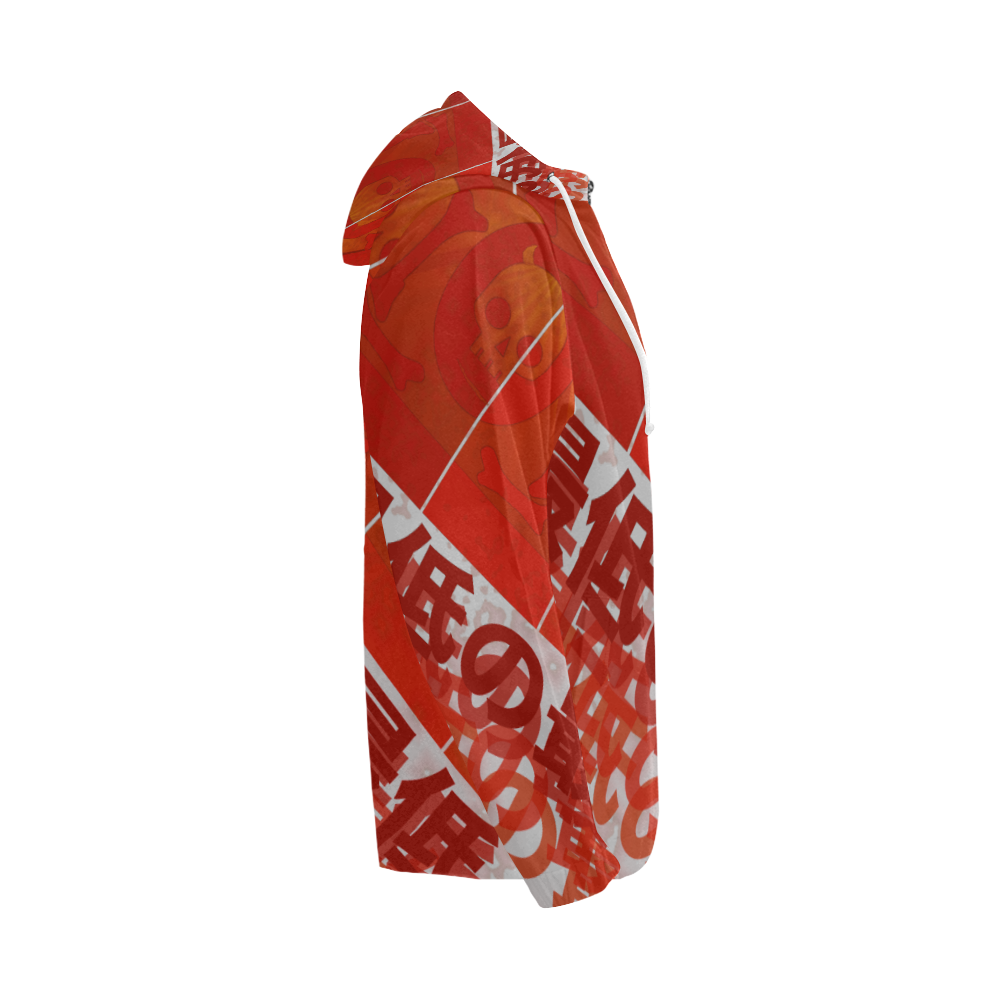 The Lowest of Low Japanese Banner All Over Print Full Zip Hoodie for ...