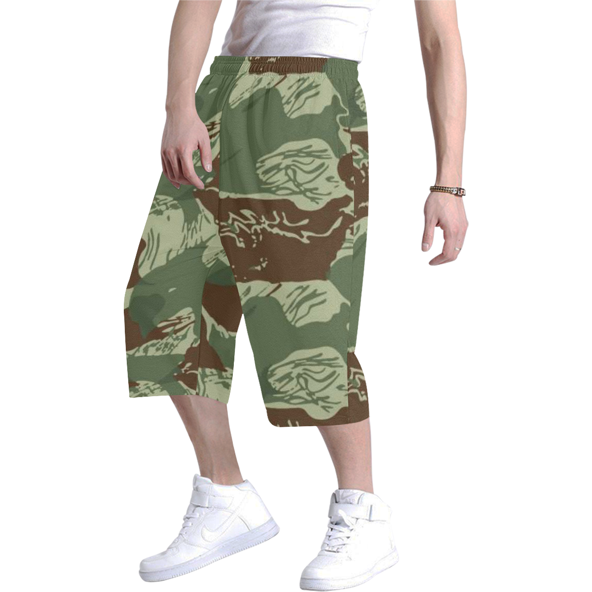 Rhodesian Brushstroke Camouflage v3 Men's All Over Print Baggy Shorts ...