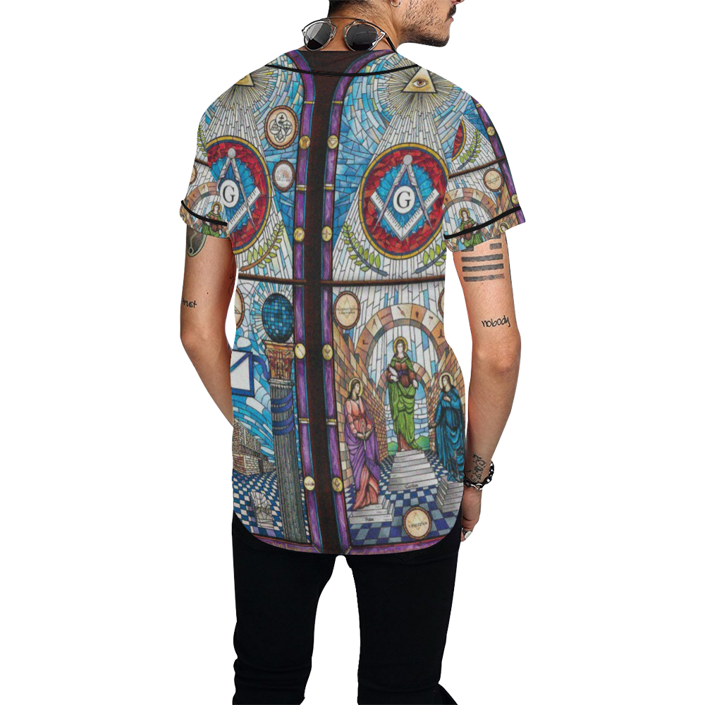 Golden Dawn OTR Stained Glass Occult Underground Jersey All Over Print ...