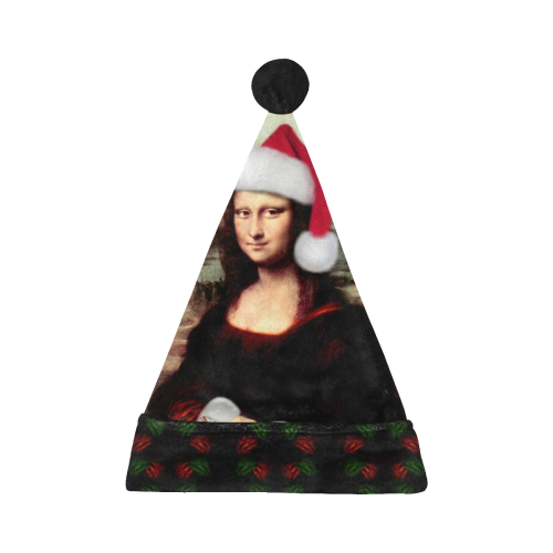 Christmas Mona Lisa Santa Hat | ID: D4146310