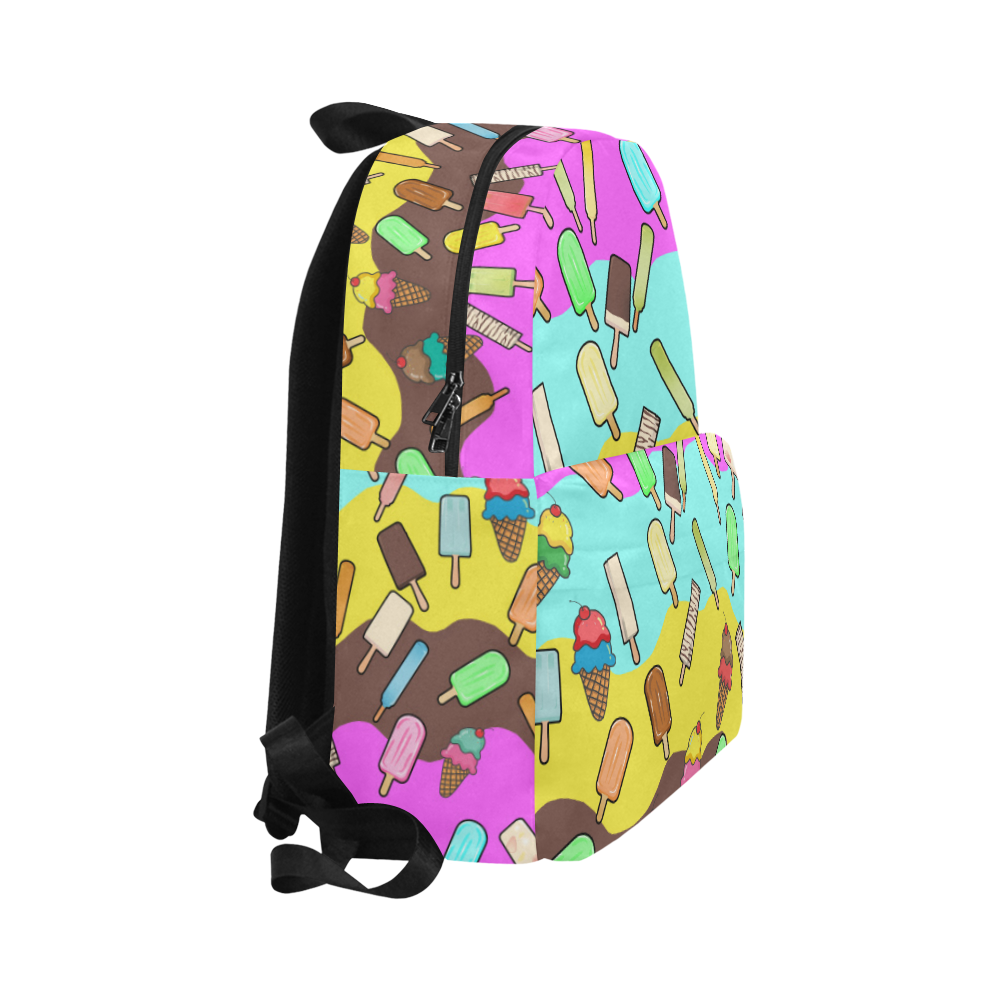 Ice Cream Treats Illustration Unisex Classic Backpack (Model 1673) | ID ...