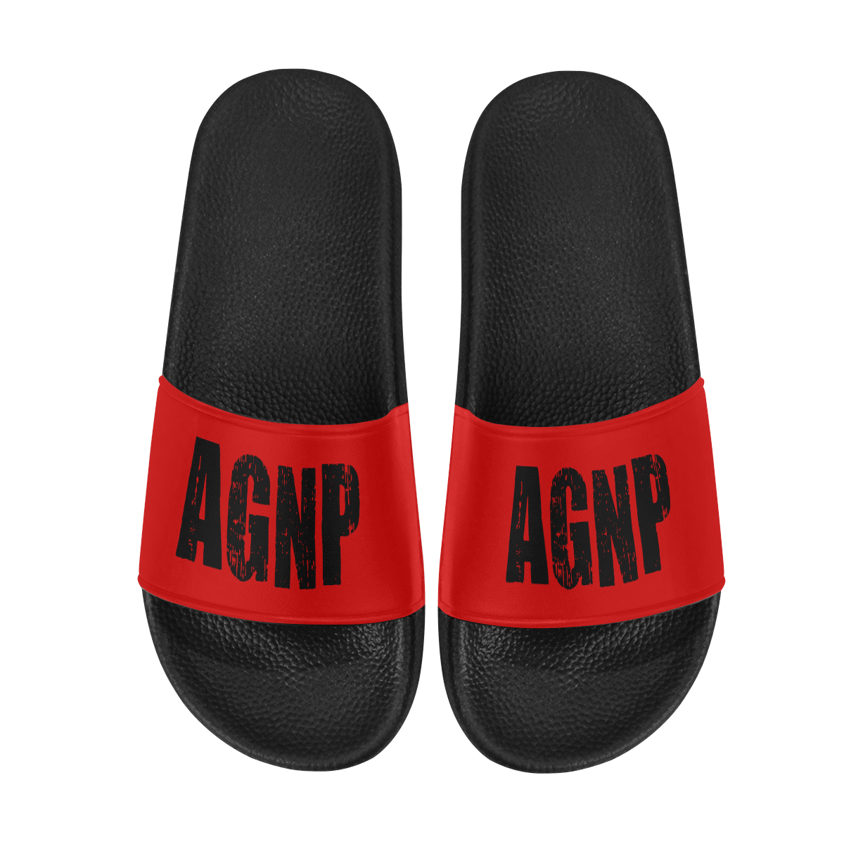 RED Men's Slide Sandals (Model 057) | ID: D5389865