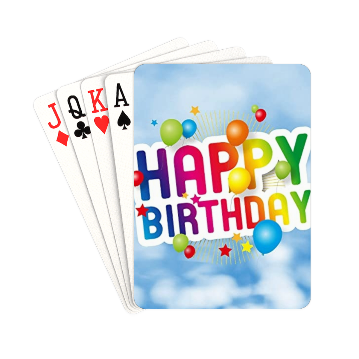 Happy Birthday Playing Cards 2.5"x3.5" | ID: D5366552