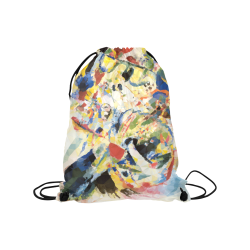 No drama cute iridescent drawstring bag Medium Drawstring Bag Model ...