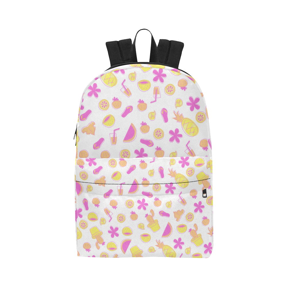 Pink Summer Unisex Classic Backpack (Model 1673) | ID: D3011613