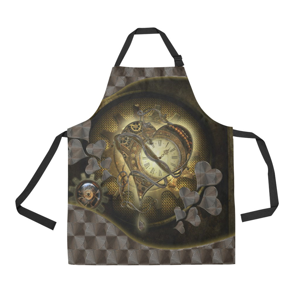 Awesome steampunk heart All Over Print Apron | ID: D3819301