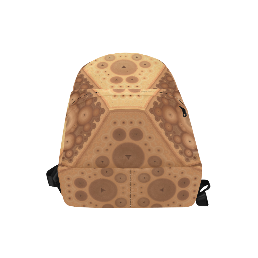 3-D Fractal in Earth Tones Unisex Classic Backpack (Model 1673) | ID ...