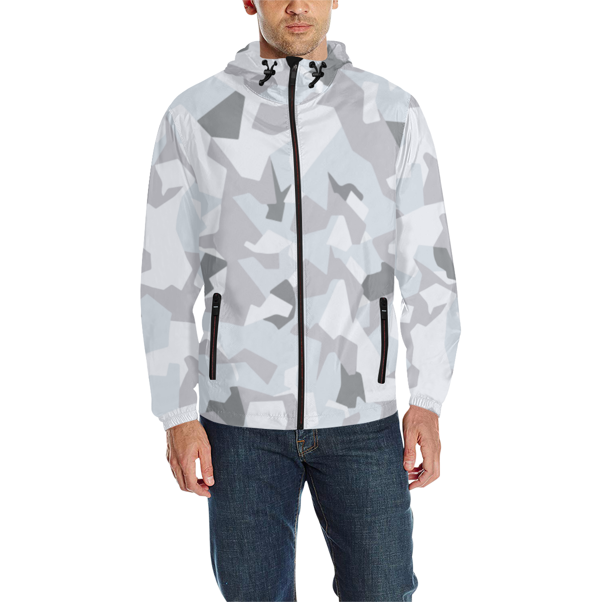 Swedish M90 Winter Camouflage All Over Print Quilted Windbreaker for ...
