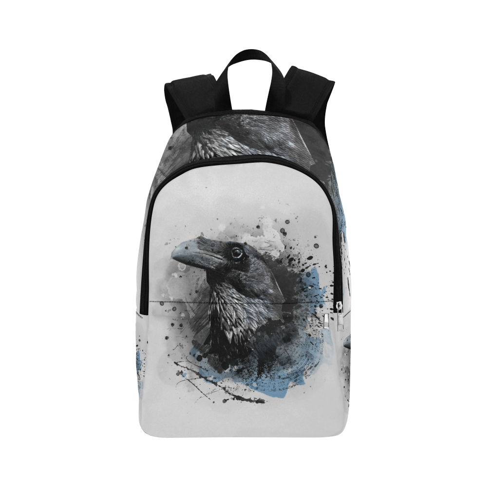crow raven bird art #crow #raven Fabric Backpack for Adult (Model 1659 ...