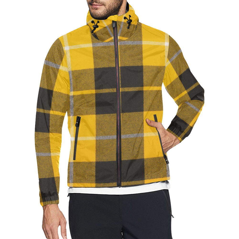 BARCLAY DRESS LIGHT MODERN TARTAN Unisex All Over Print Windbreaker ...