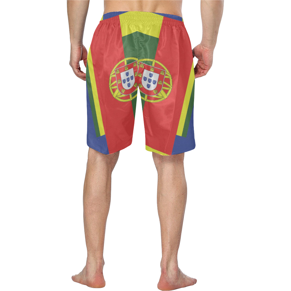 PORTUGAL ABSTRACT Men's Swim Trunk (Model L21) | ID: D2977689