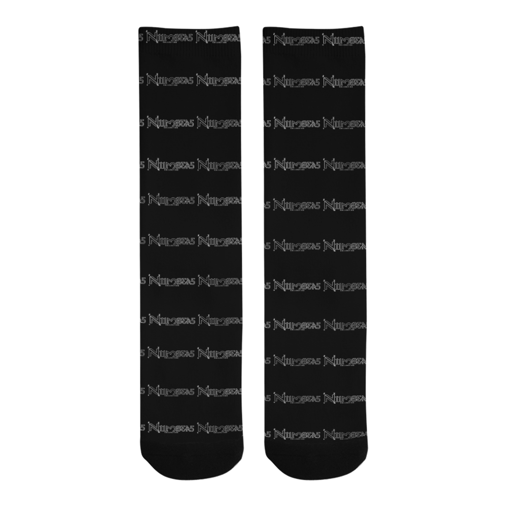 NUMBERS Collection Black Men's Custom Socks | ID: D3463706
