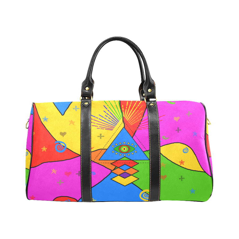 All Seeing Eye Popart New Waterproof Travel Bag/Large (Model 1639) | ID ...