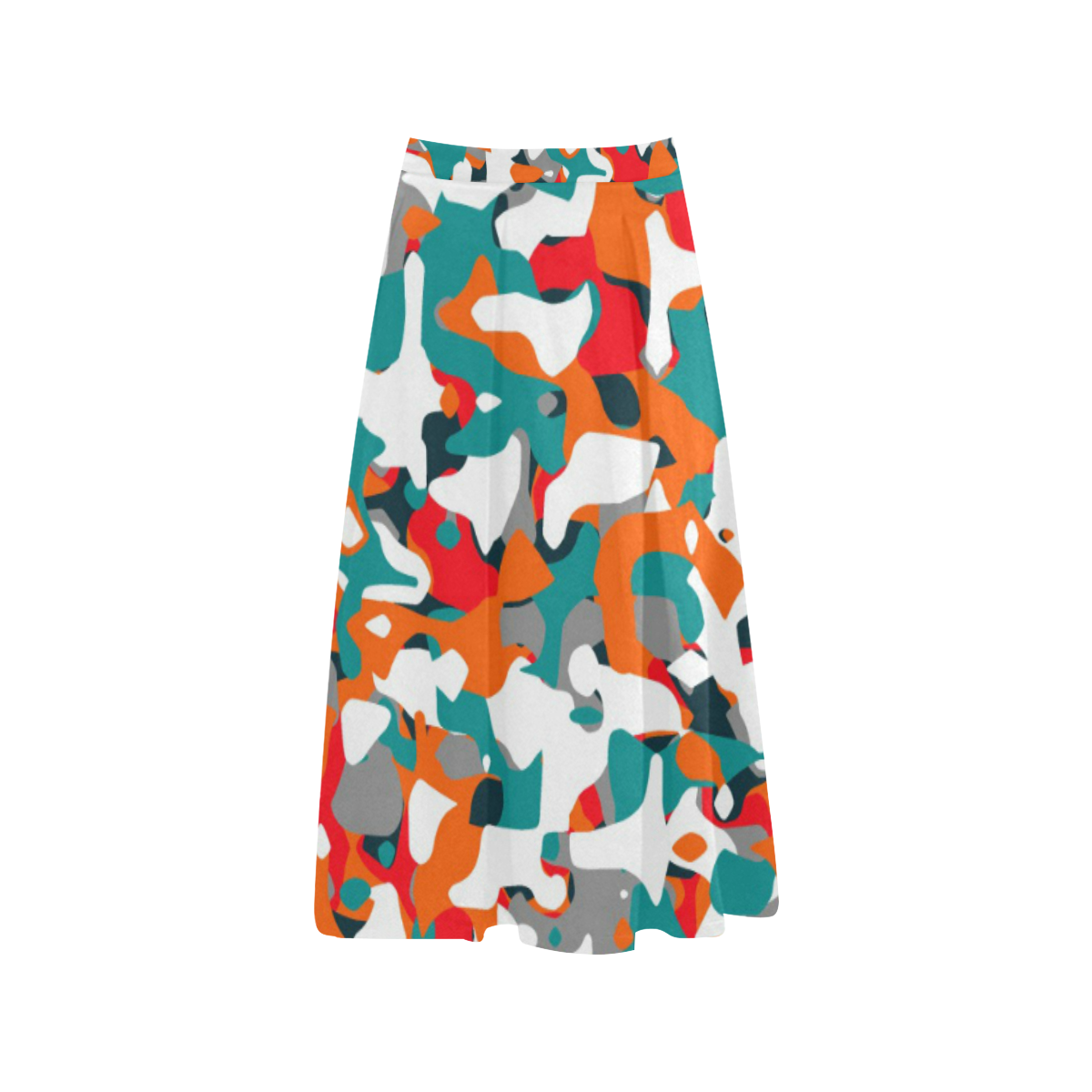 POP ART CAMOUFLAGE 1 Aoede Crepe Skirt (Model D16) | ID: D3751721
