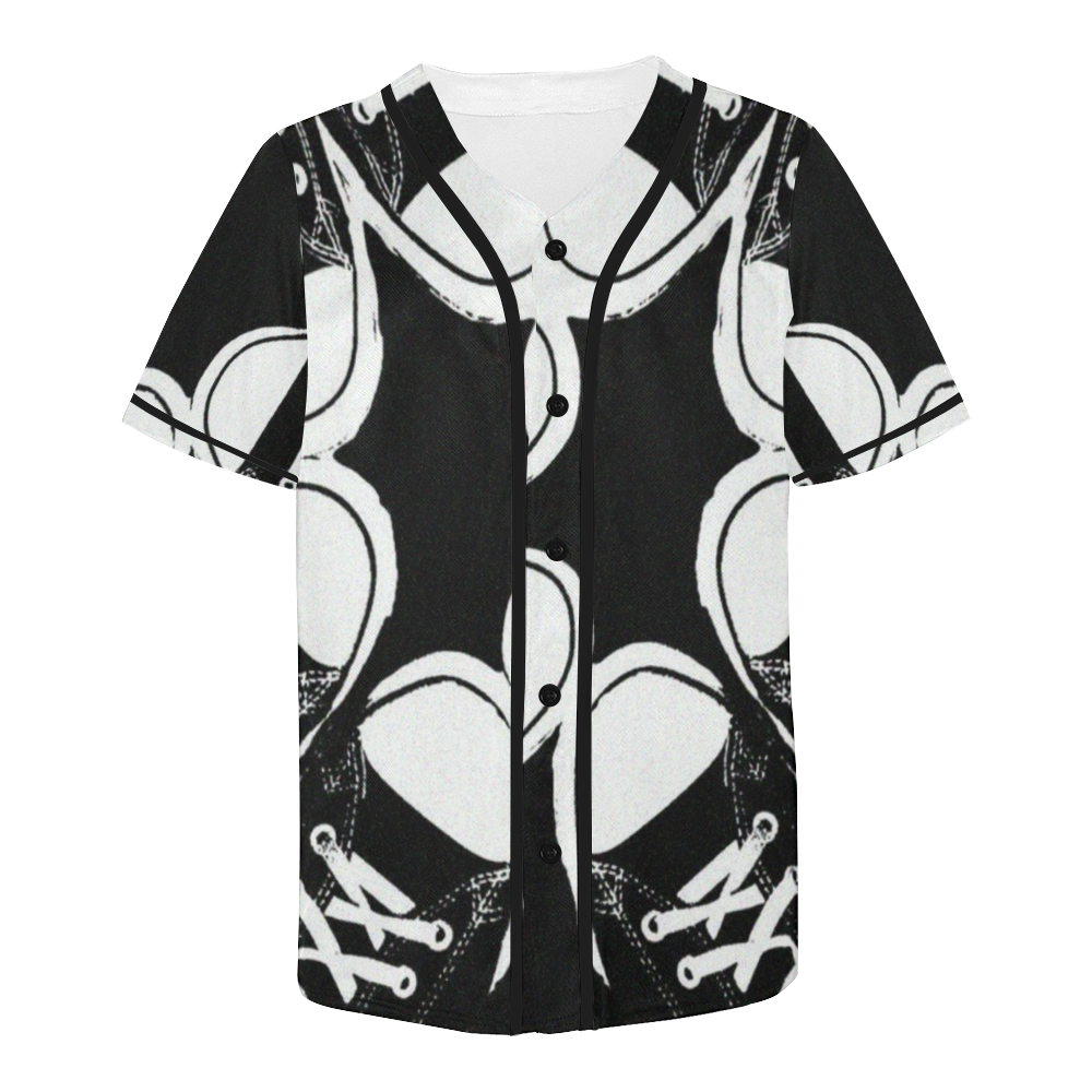 Gothic Underground Jersey All Over Print Baseball Jersey for Men (Model ...