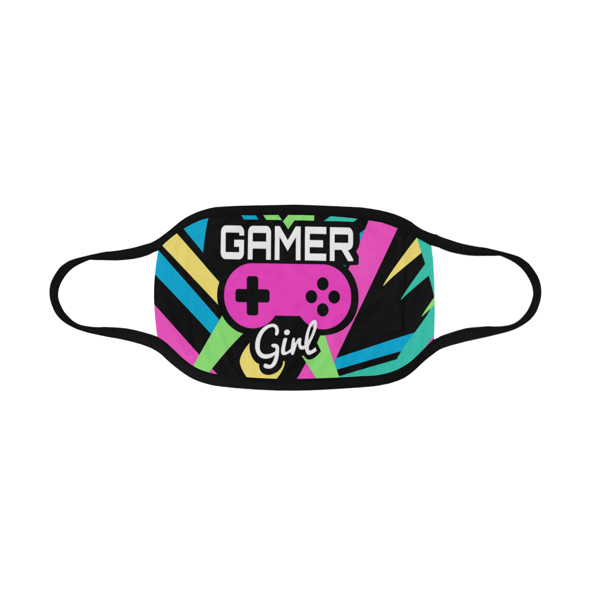 gamer girl neon Mouth Mask | ID: D4943299