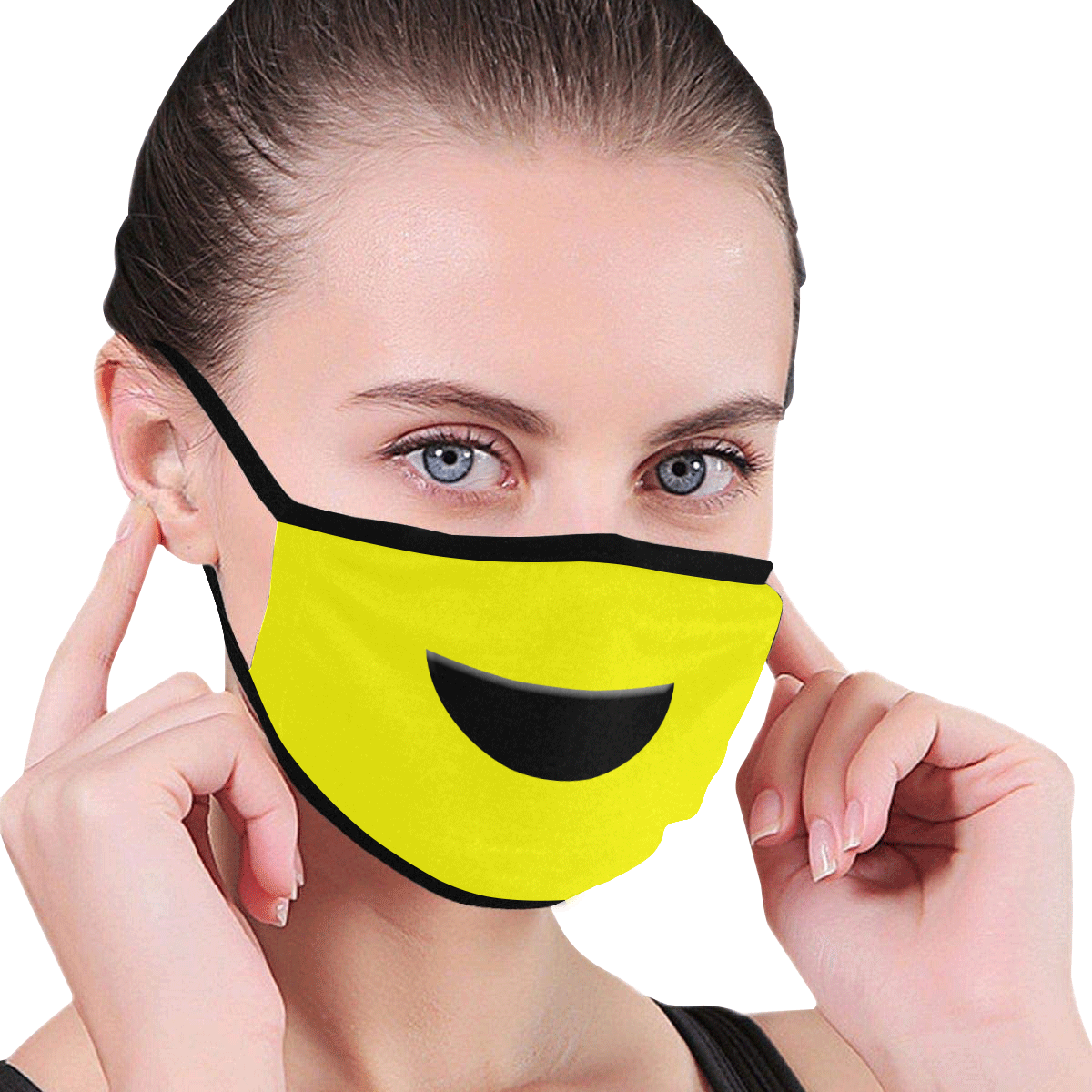 Emoticon Smile Mouth Mask | ID: D4978225