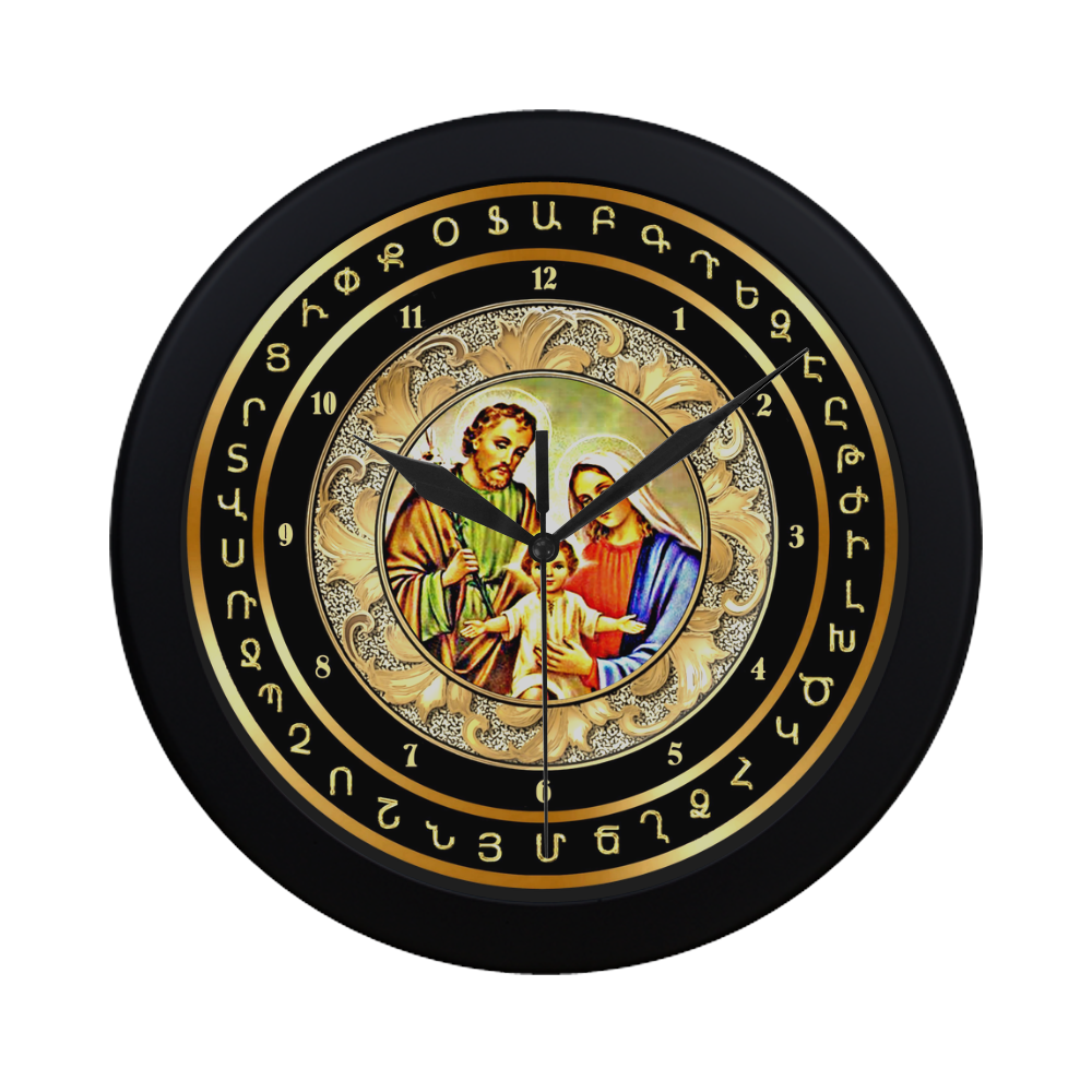 Jesus Christ Circular Plastic Wall clock | ID: D3732522