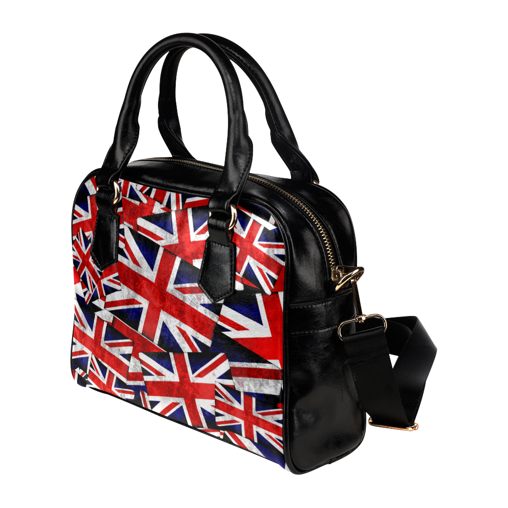 Union Jack British UK Flag Shoulder Handbag (Model 1634) | ID: D4500563