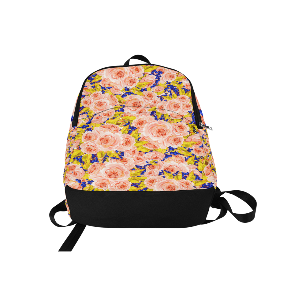 Rose Flower Fabric Backpack for Adult (Model 1659) | ID: D3009885