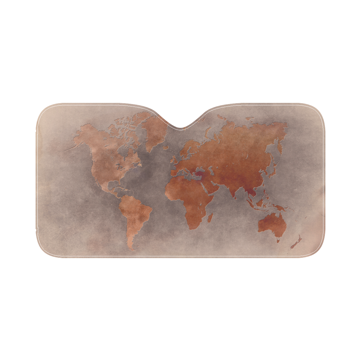 world map #map #worldmap Car Sun Shade 55"x30" | ID: D3750446
