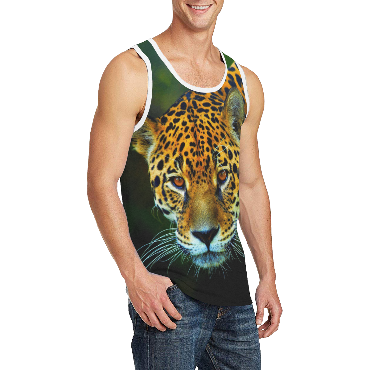 JAGUAR Men's All Over Print Tank Top (Model T57) | ID: D2977786