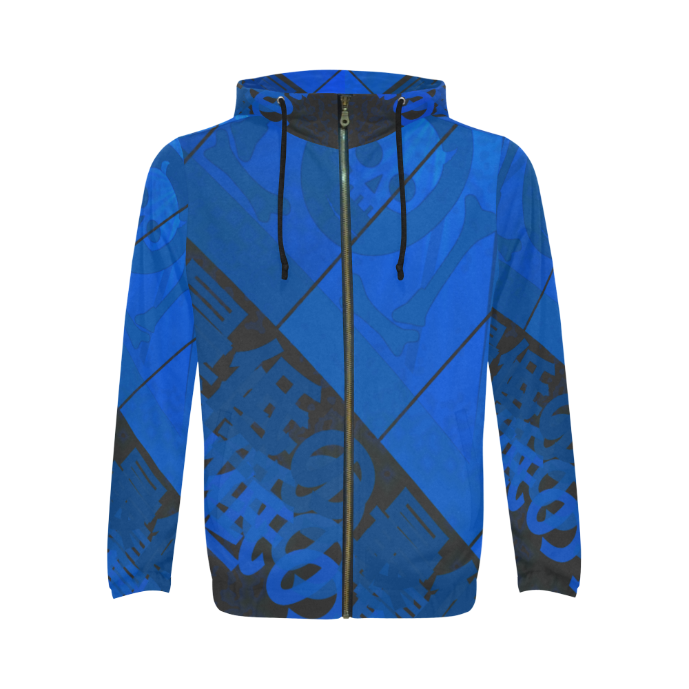 The Lowest of Low Japanese Banner All Over Print Full Zip Hoodie for ...