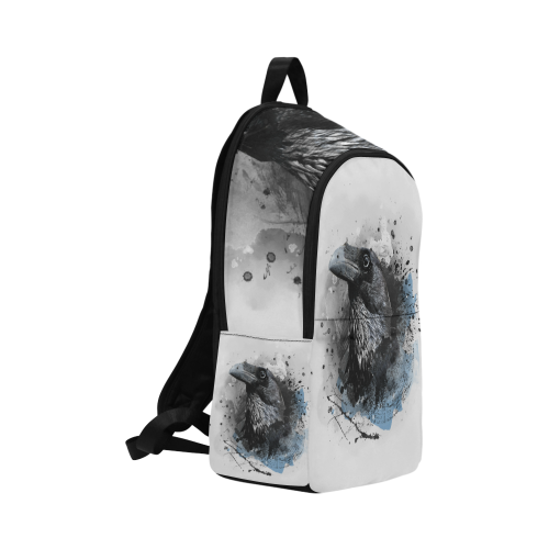 crow raven bird art #crow #raven Fabric Backpack for Adult (Model 1659 ...
