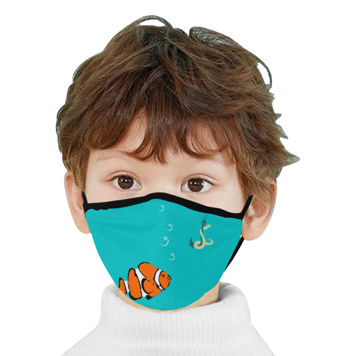 Clownfish and Bait Mouth Mask | ID: D4974975