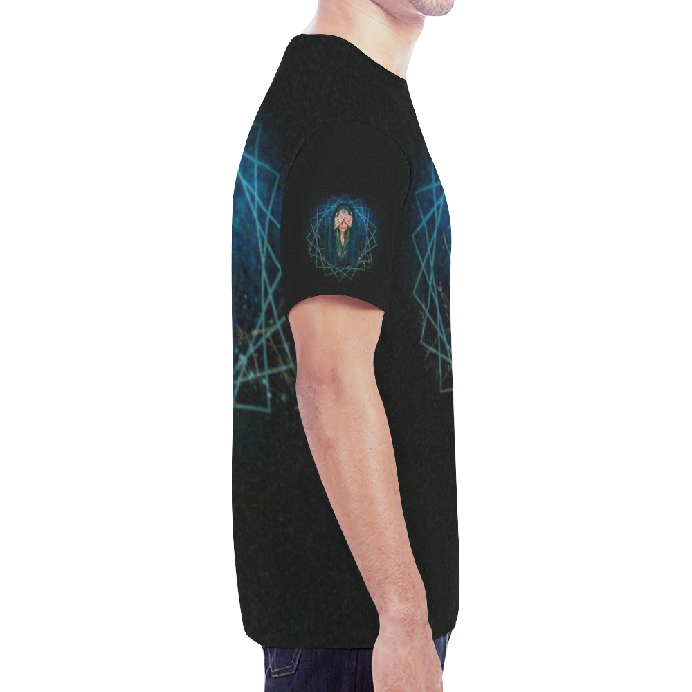 Gothic All Seeing Eye Witch Occult Underground Graphic Tee New All Over ...