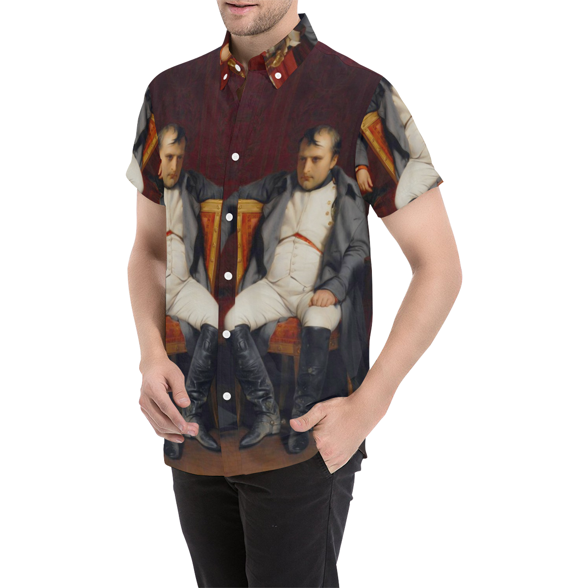 Napoleon Bonaparte 6 Men's All Over Print Short Sleeve Shirt/Large Size ...