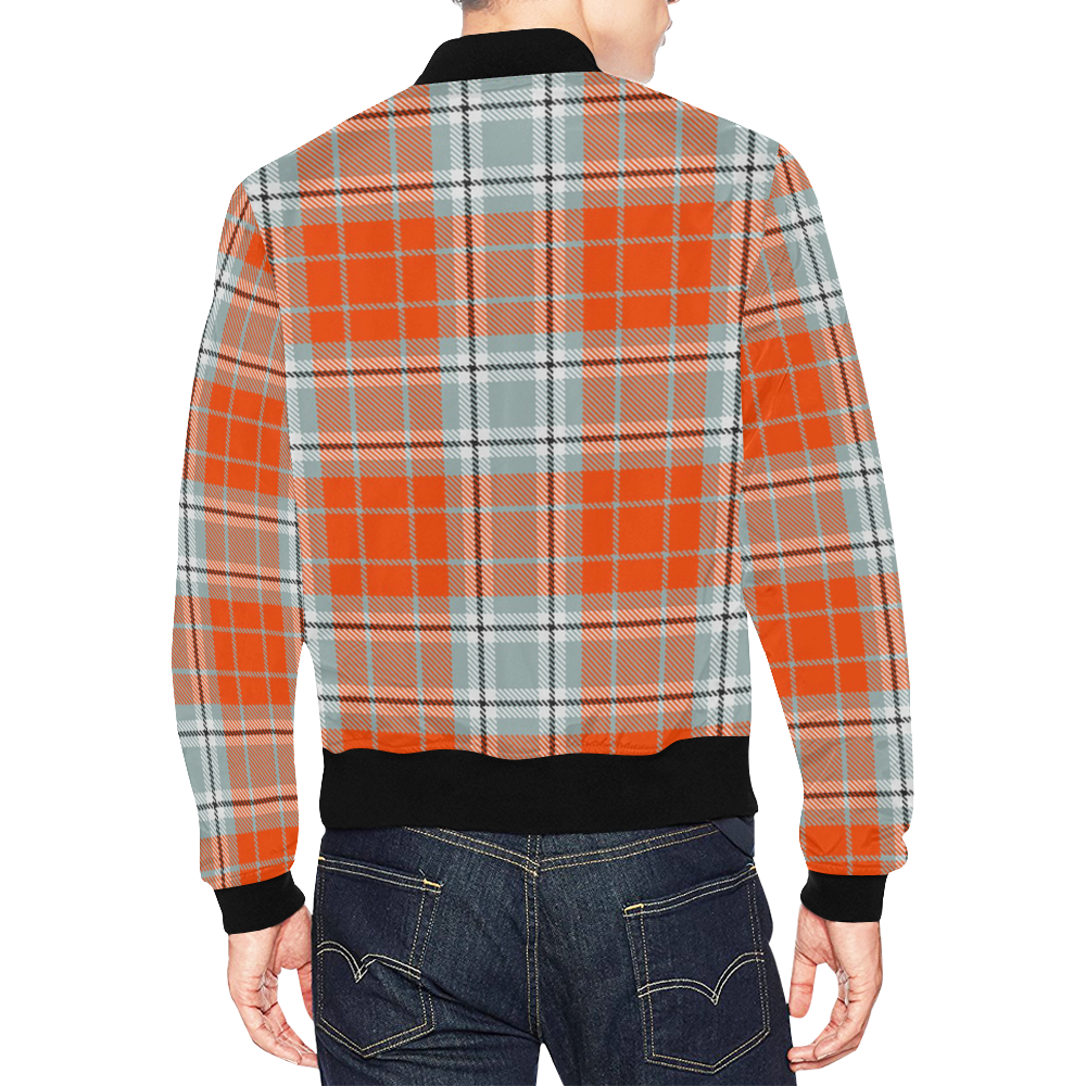 TARTAN PATTERN 5 All Over Print Bomber Jacket for Men (Model H19) | ID ...