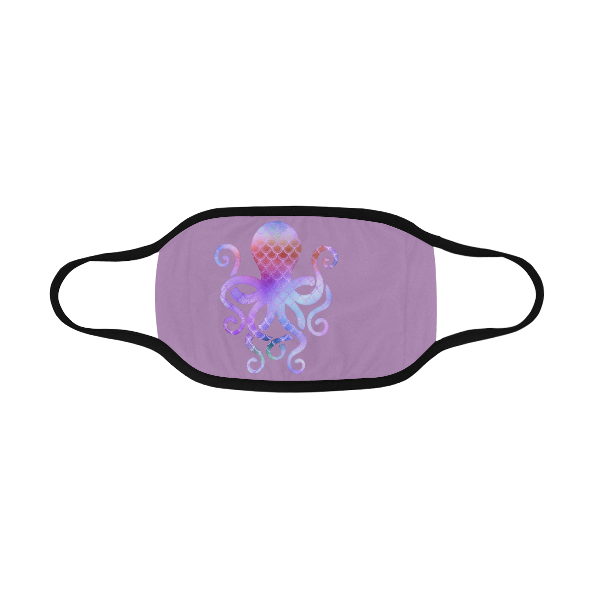 PiccoGrande octopus-pink-turquiz Mouth Mask | ID: D4919286