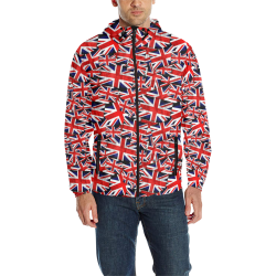 Union Jack Flag of Great Britain All Over Print Quilted Windbreaker for ...