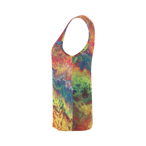 Powerful All Over Print Tank Top for Women (Model T43) | ID: D2701116