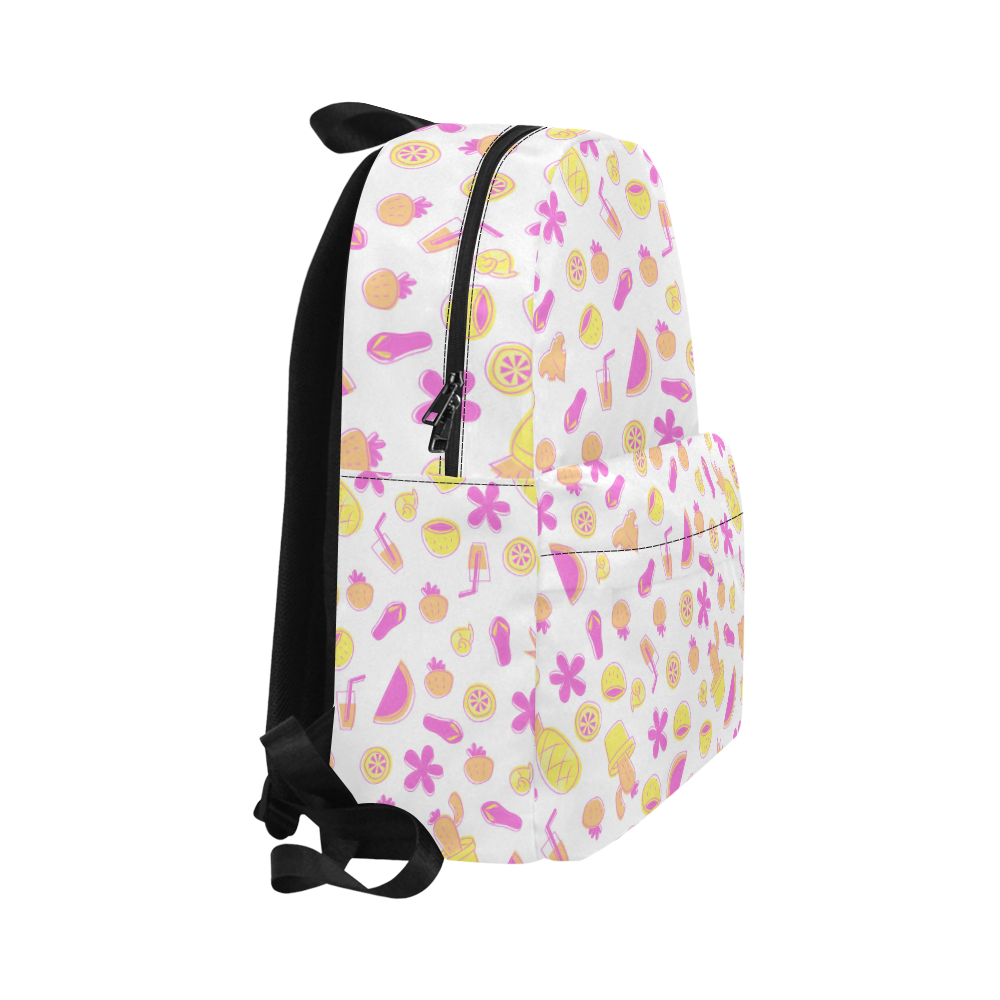 Pink Summer Unisex Classic Backpack (Model 1673) | ID: D3011613