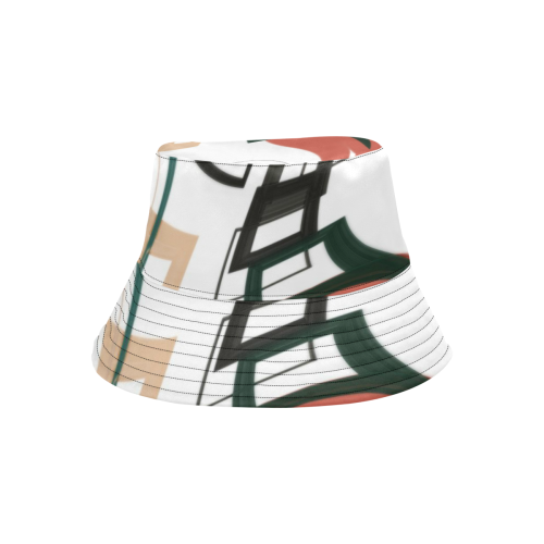 Minimalist Wave All Over Print Bucket Hat | ID: D3315414