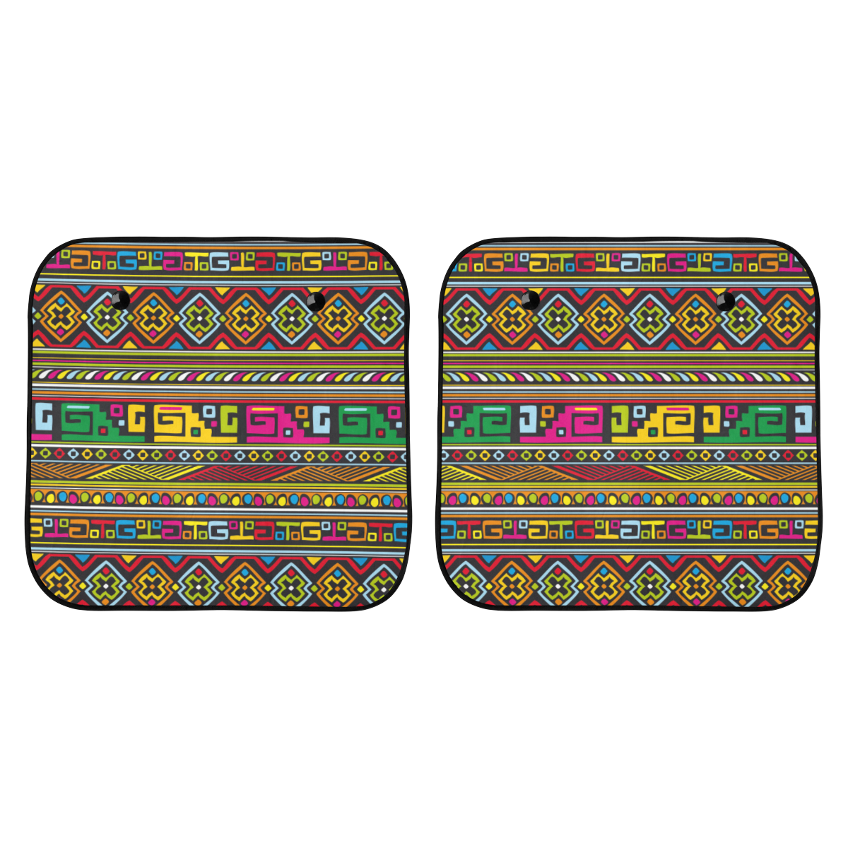 Traditional Africa Border Wallpaper Pattern 1 Car Sun Shade 28"x28 ...