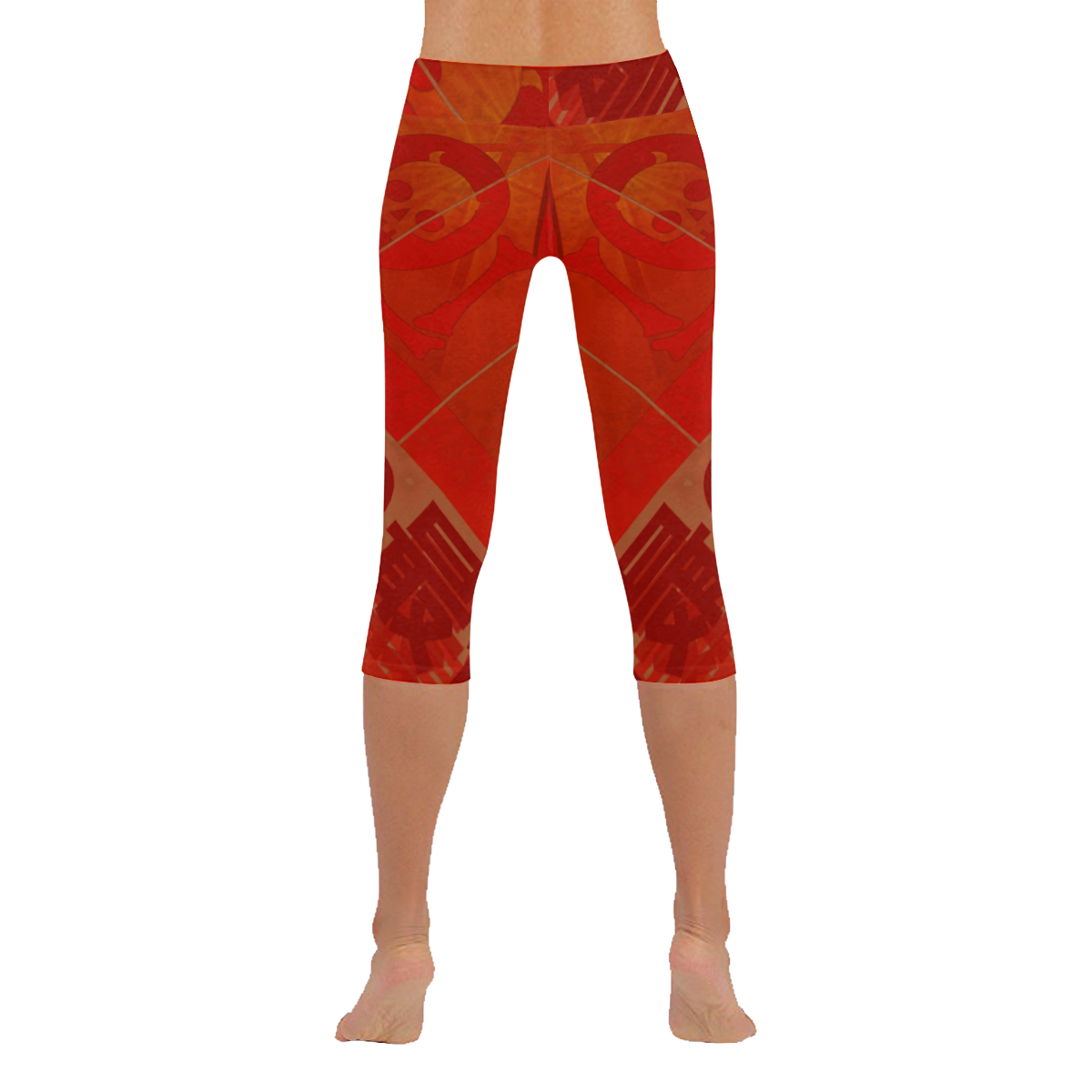 The Lowest of Low Japanese Banner Women's Low Rise Capri Leggings ...