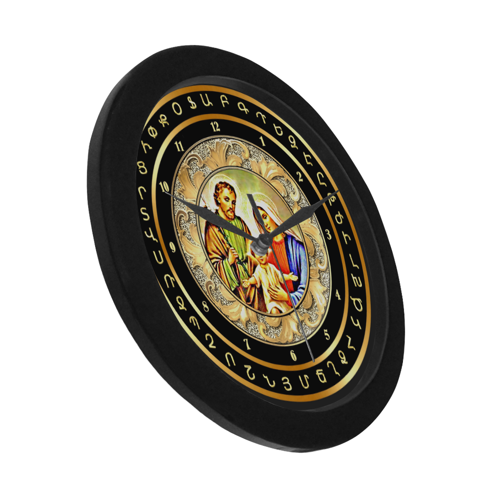Jesus Christ Circular Plastic Wall clock | ID: D3732522